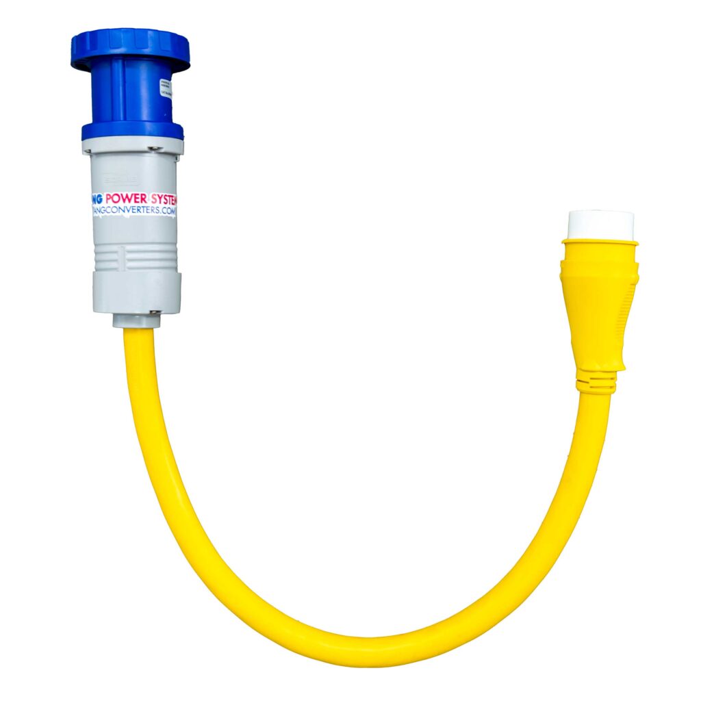 Pigtail Adapter Dockside US 1 Phase to European Boatside 1 Phase - 50A ...