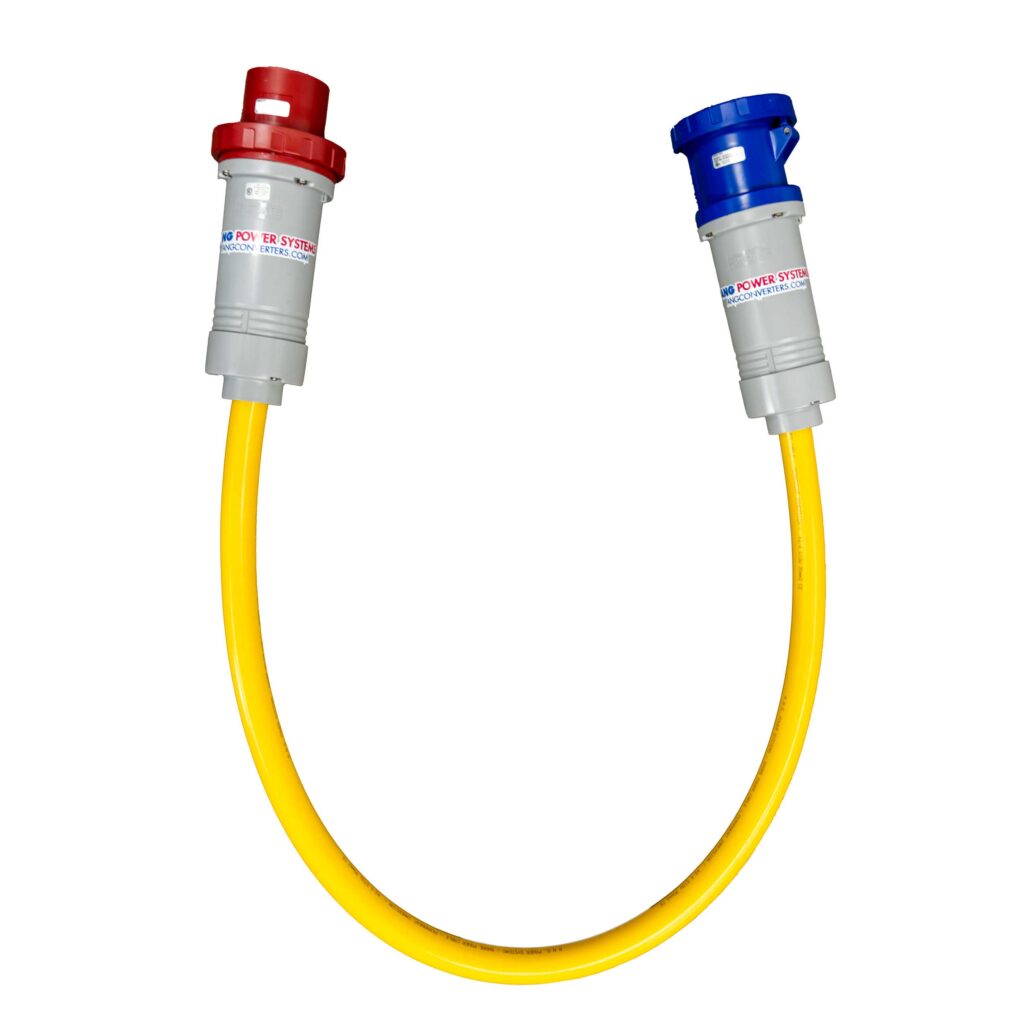 Pigtail Adapter European Dockside 3 Phase to US Boatside 3 Phase - 125A ...